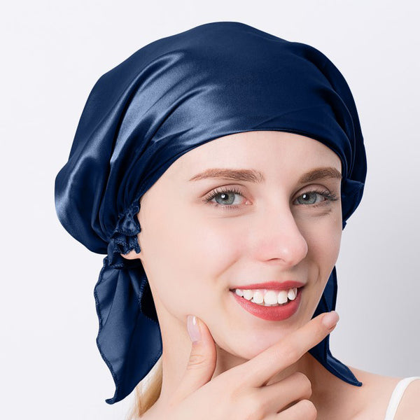 Pure Silk Night Sleeping Hair Bonnet – pureGLO Naturals