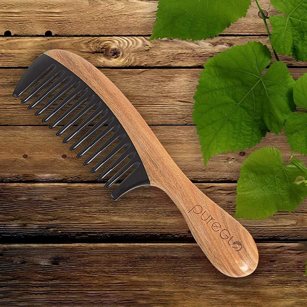 No-static Horn Wooden Hair Comb Set – pureGLO Naturals